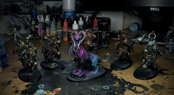 Some knights of the three eyed king and a very evil sphinx for a client ...