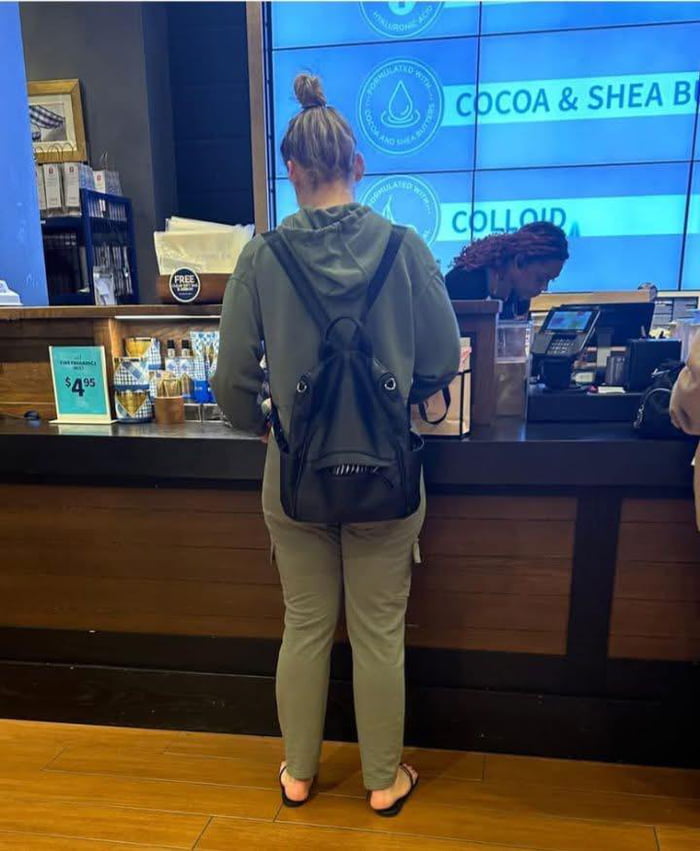 Your backpack seems a little too aware - 9GAG