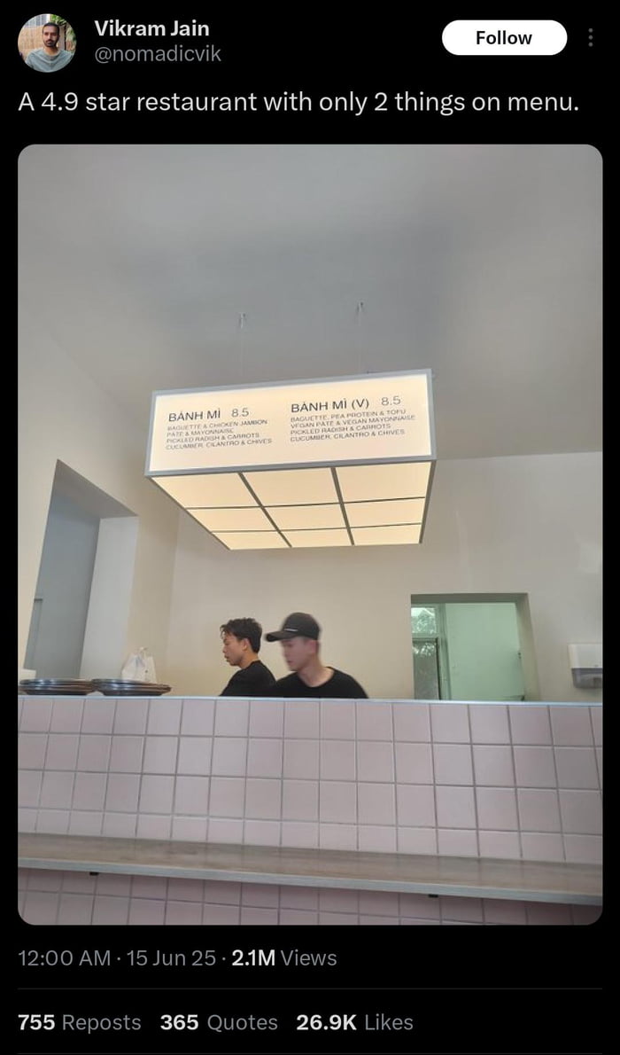 When you specialize in just two things and nail them perfectly. - 9GAG