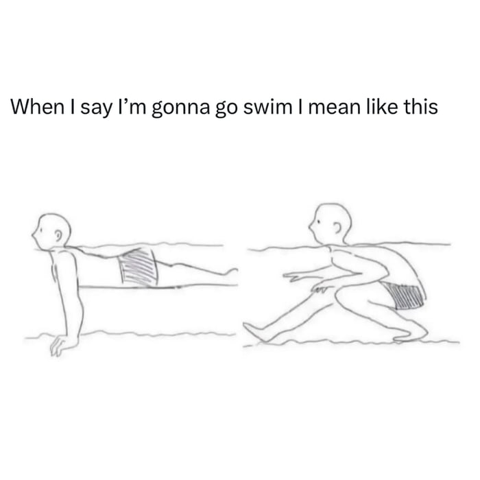 My kind of workout plan for the pool. - 9GAG