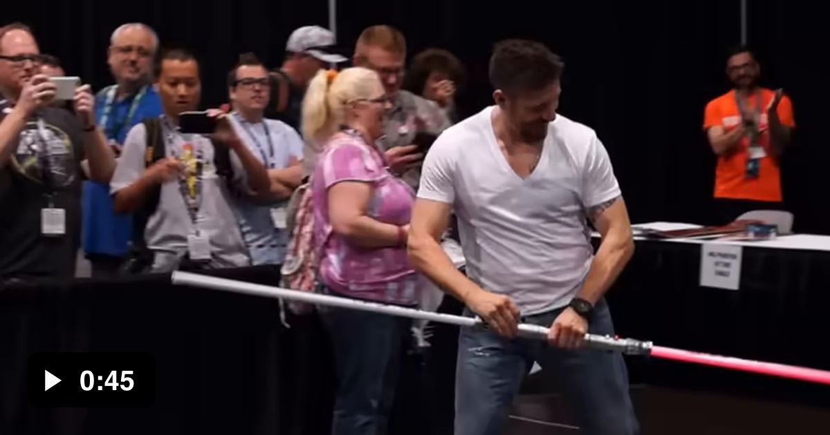 Darth Maul (Ray Park) still got it. - 9GAG