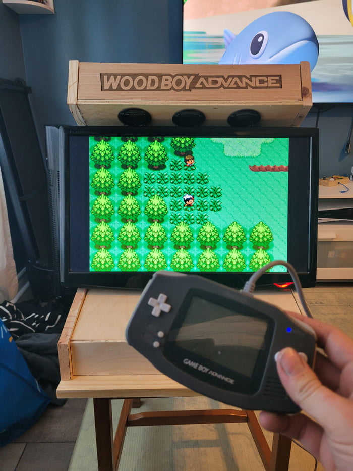 My custom GBA arcade build is ready for adventure - 9GAG