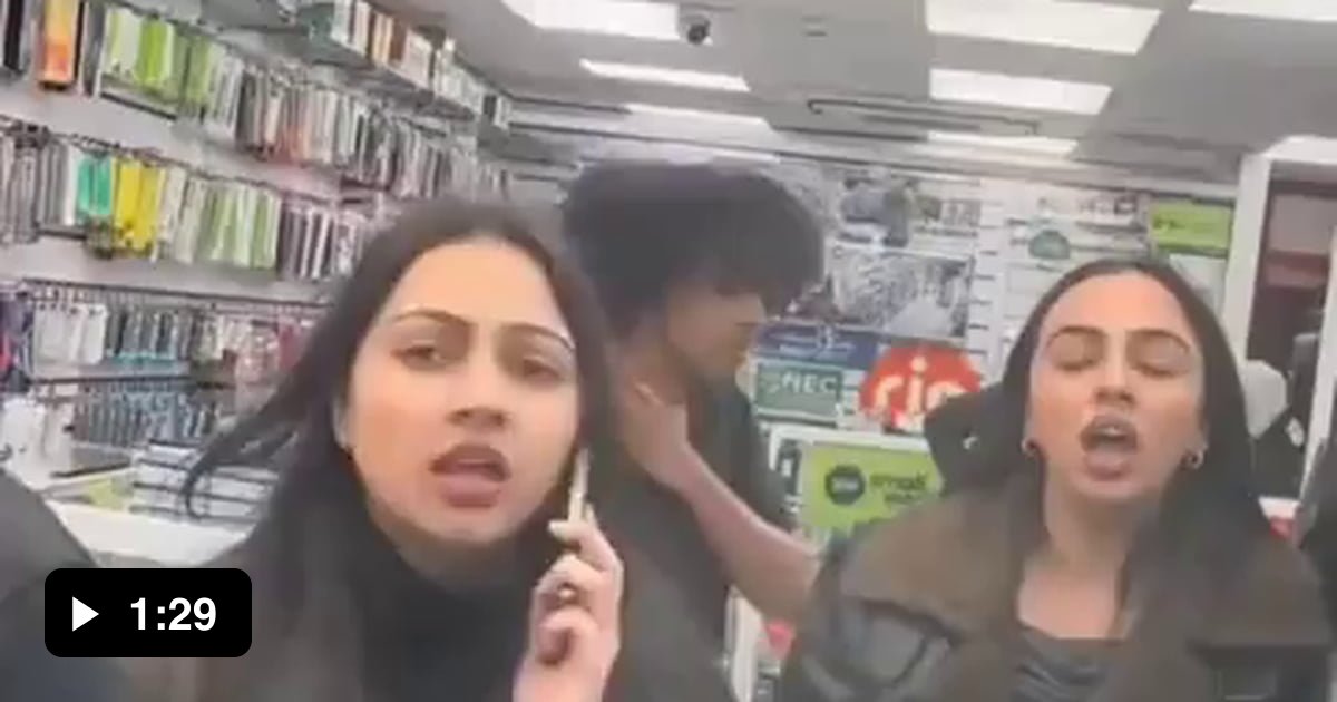 Thieves were caught inside a phone shop in Whitechapel. The people locked the door so the ...