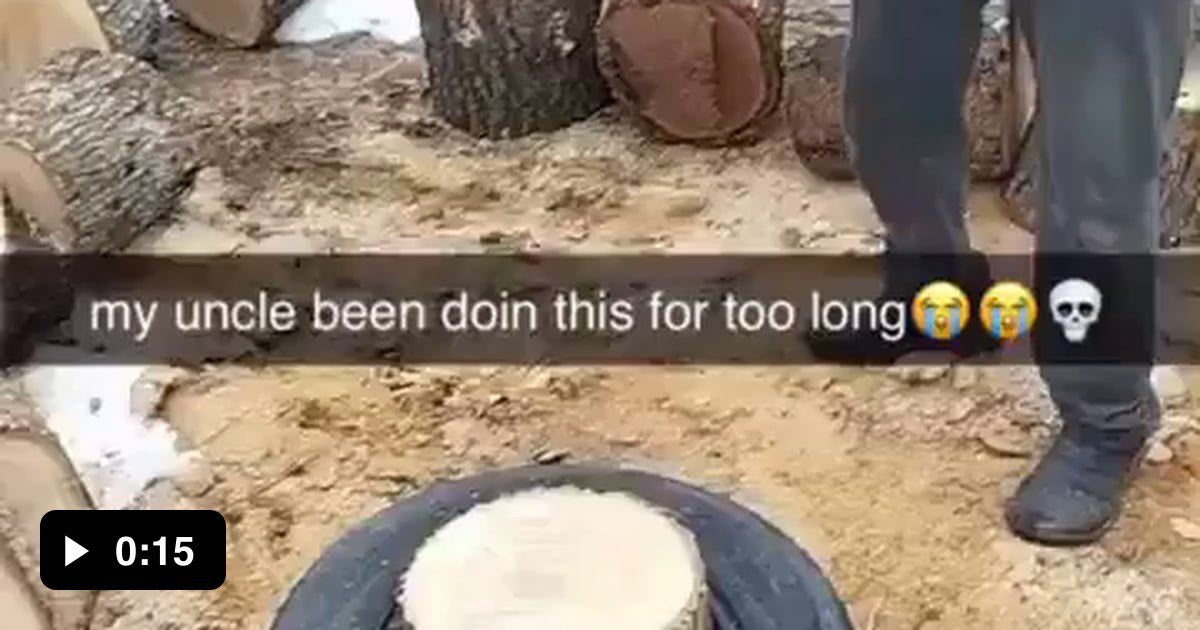 Perfectly hand chopped wood - 9GAG