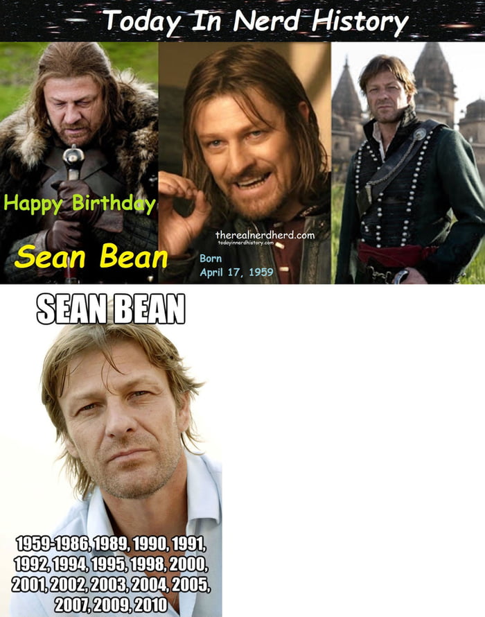 Happy birthday Sean Bean - 9GAG