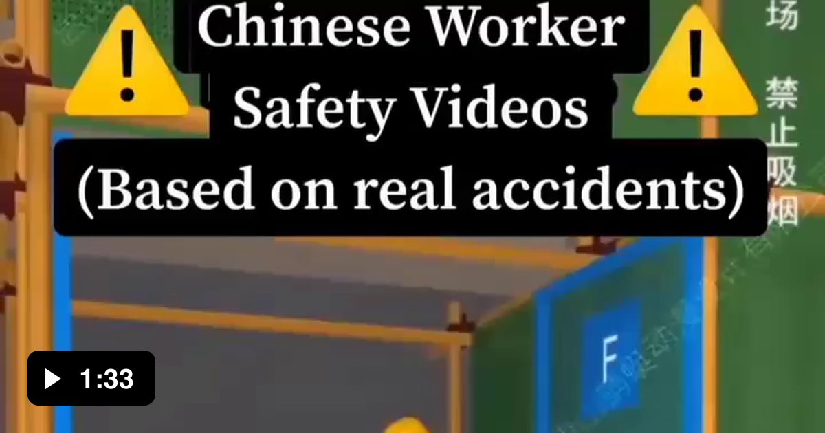 Chinese safety video - 9GAG
