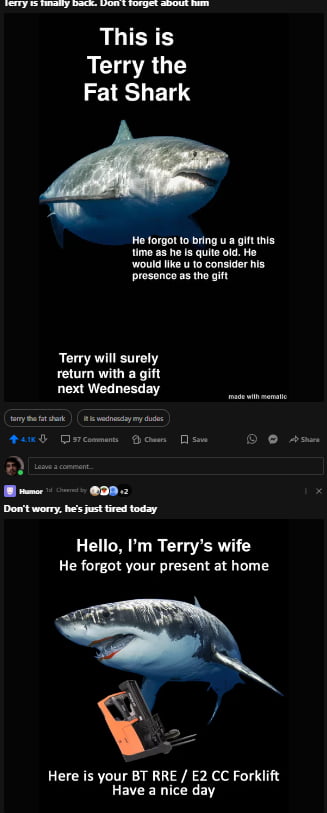 Glad to see Terry got a wife and is well - 9GAG