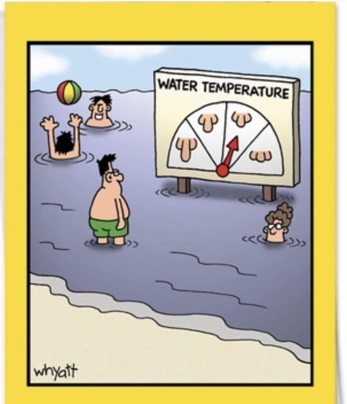 A temperature chart that everyone can understand. - 9GAG