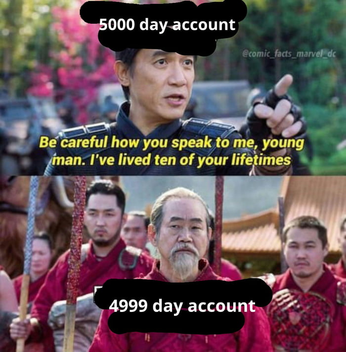 Me to anyone who has less days on 9gag than me - 9GAG