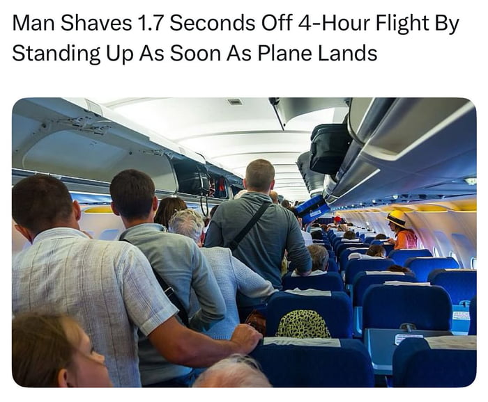The ultimate time-saving hack for air travel. Every second counts - 9GAG