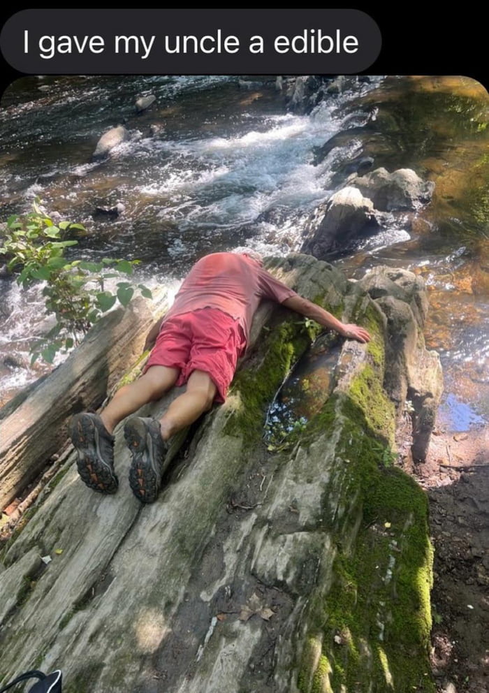 Uncle is one with the rock now - 9GAG