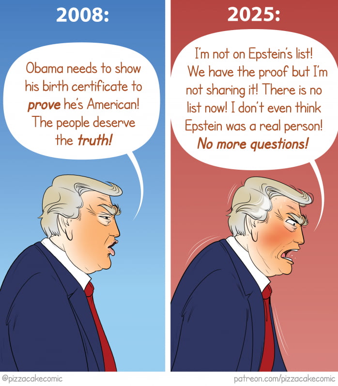 Thing is, the only new aspect is that his supporters aren't buying it ...