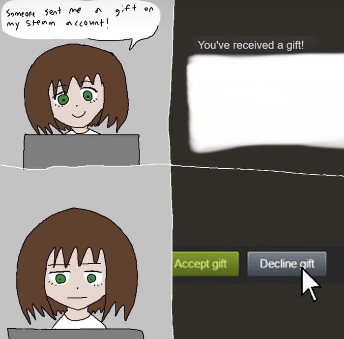 Sometimes gifts are better left declined. - 9GAG