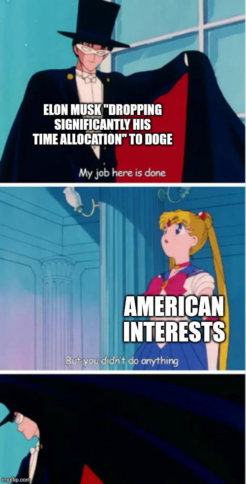 Elon Musk said DOGE's work was "mostly done"... - 9GAG