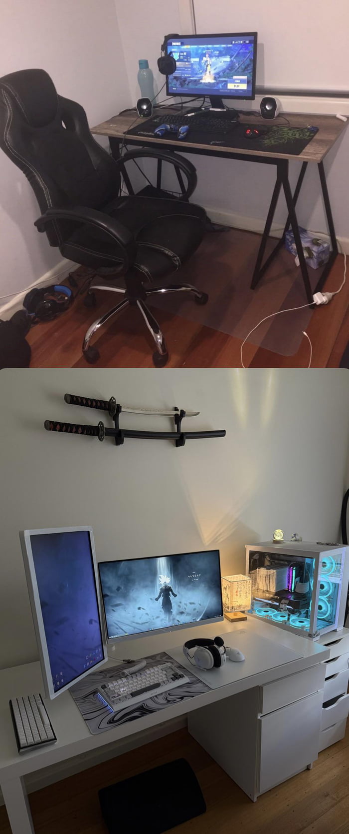 2018 to 2025 setup - 9GAG