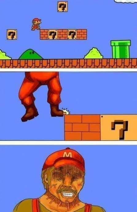 Mario strength - 9GAG