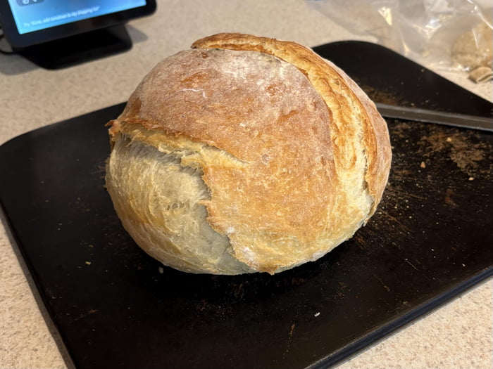 First attempt at artisan bread - 9GAG