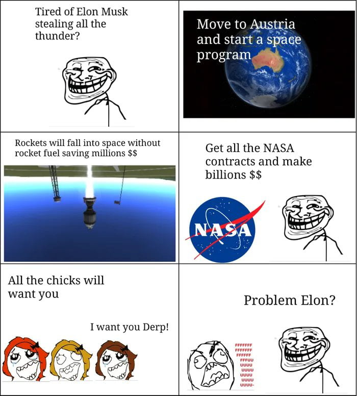 Since the rage comics are back, I figured it's time for troll physics. - 9GAG