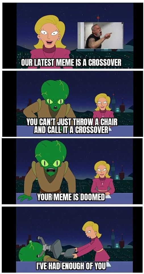 Crossovers are fun - 9GAG