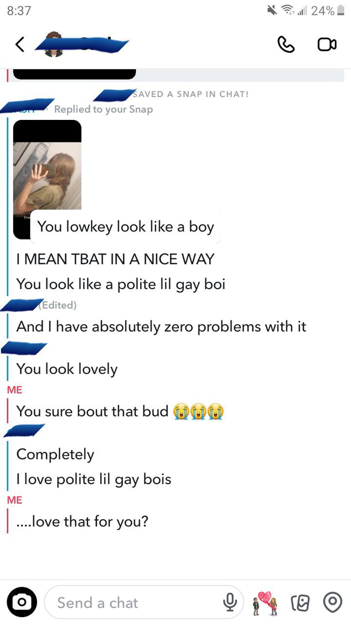 A... polite... lil... gay... boi???? - 9GAG