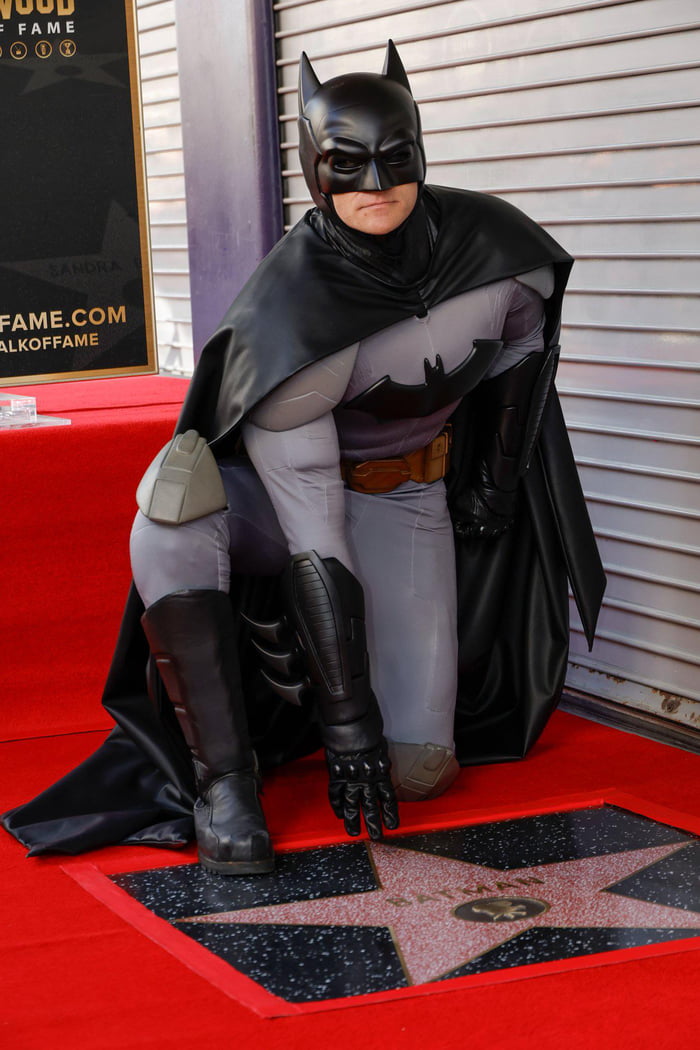 Batman has received his star on the Hollywood Walk of Fame - 9GAG