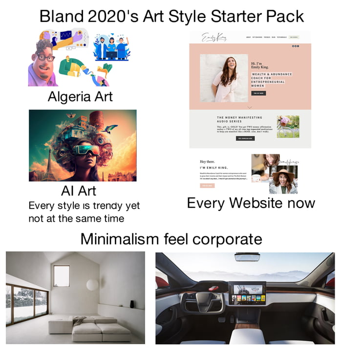 Bland 2020's Art Style Starter Pack - 9GAG