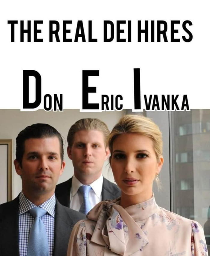 They were hired under the woke DEI initiative - 9GAG