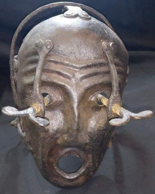 A torture mask from the past. - 9GAG