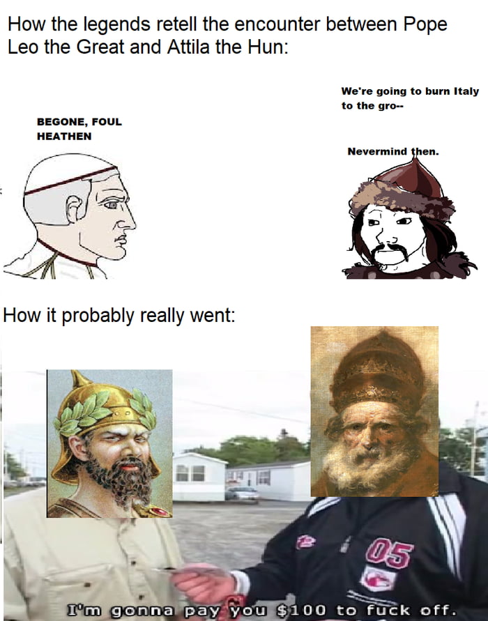 History vs. what probably actually happened - 9GAG