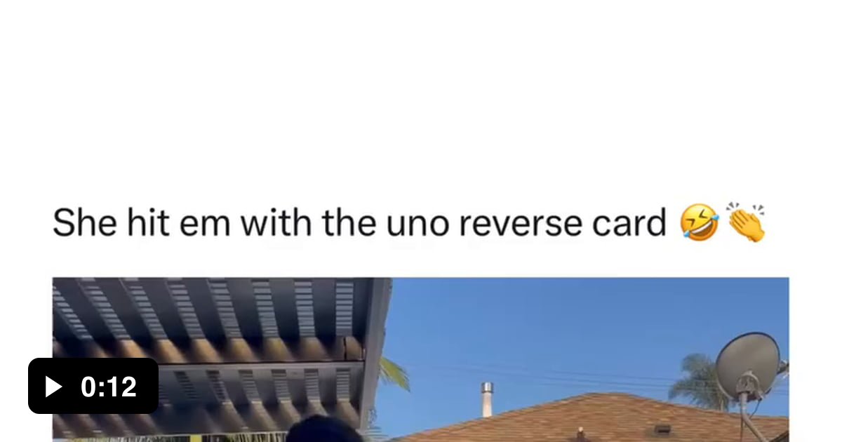 Never underestimate the 'uno reverse' power. - 9GAG