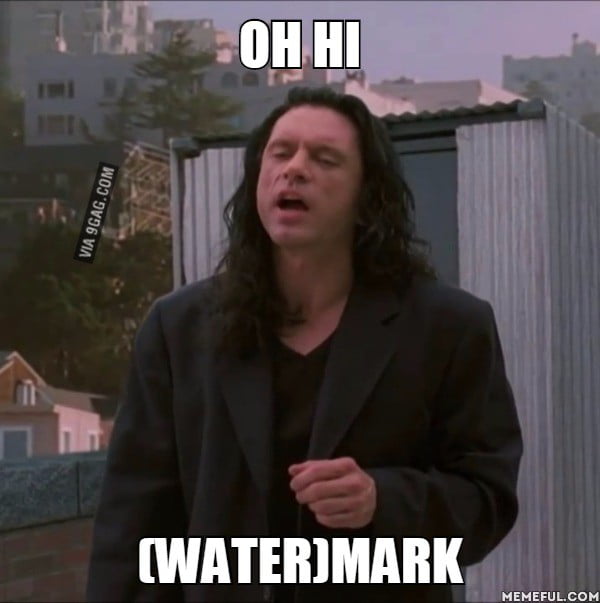 When you see a post with the 9gag watermark - 9GAG