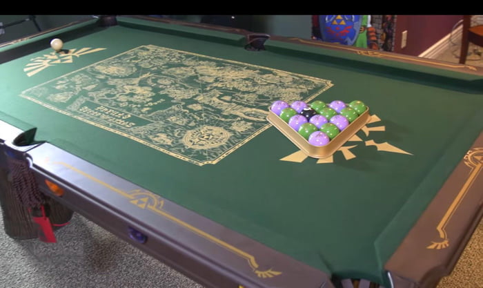 Custom Legend of Zelda pool table - 9GAG
