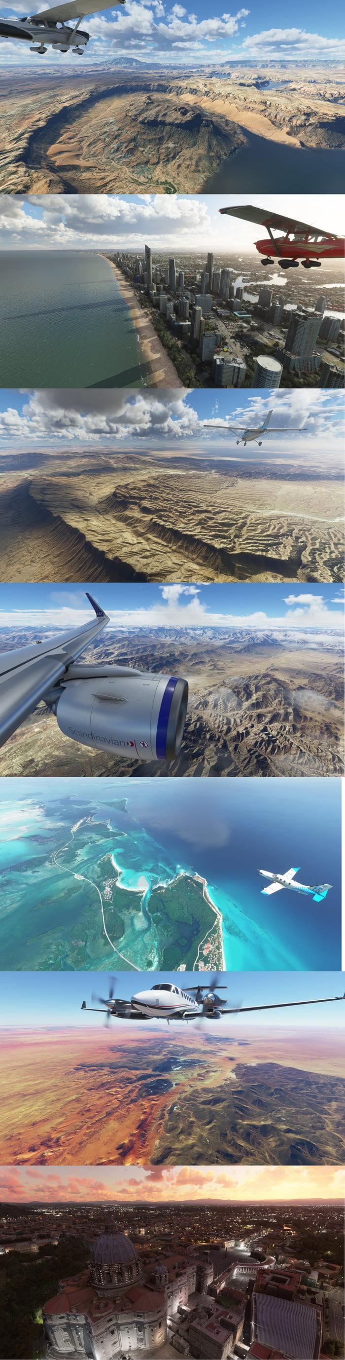 Flight simulator 2020 is a true masterpiece, having the entire planet ...