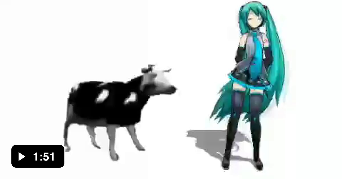 Hatsune Miku - Polish Dancing Cow. - 9GAG