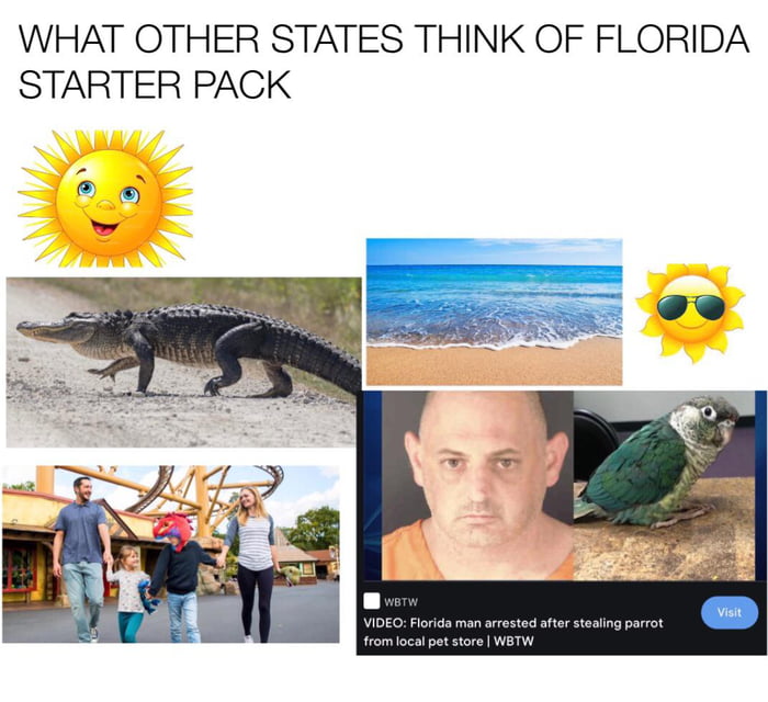 Florida Starter Pack - 9GAG
