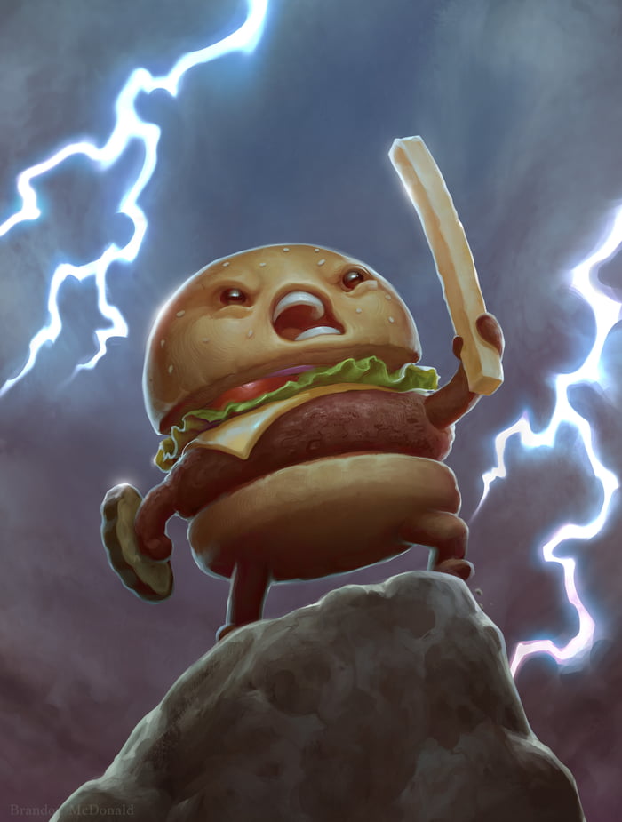 Burgbarian!hero of the burgers - 9GAG