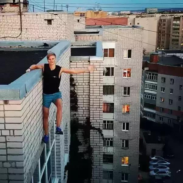 Russian Andrey Retrovsky fell from this building to his death, all for ...