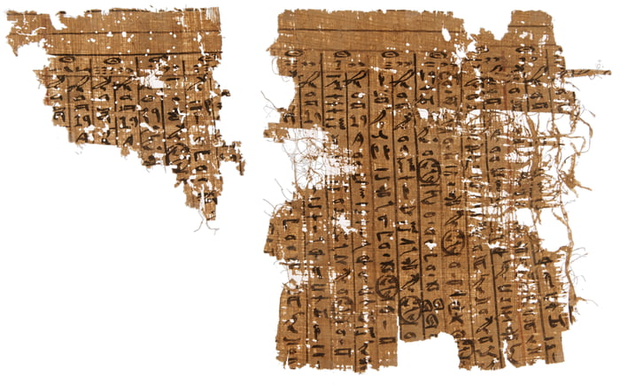 Diary of Merer, a 4500 year old logbook written during the 26th year of ...