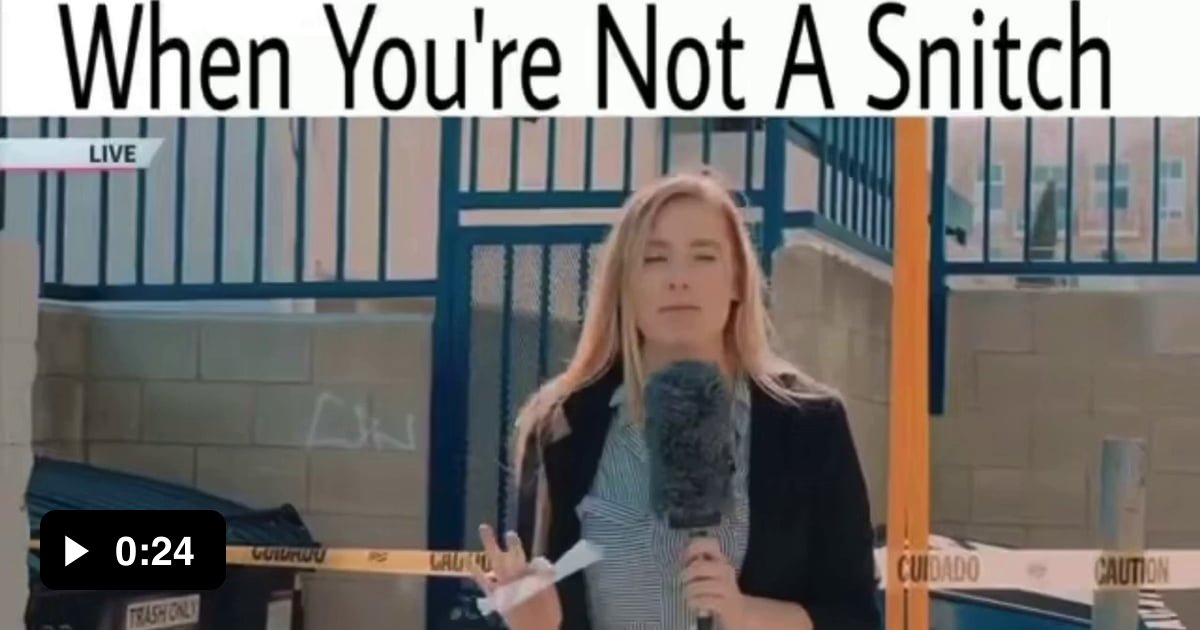 When you're not a Snitch - 9GAG