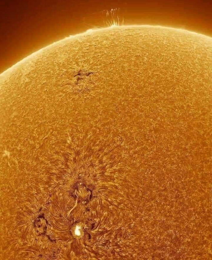 The closest image of the Sun, captured by the Parker Solar Probe, from ...