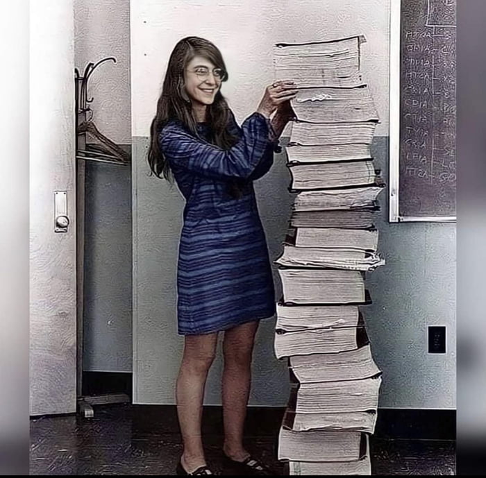 NASA’s Lead Software Engineer for the Apollo Mission Margaret Hamilton ...