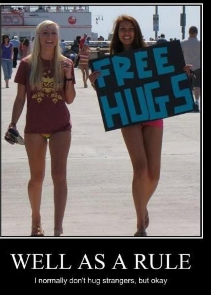 Free hugs - 9GAG
