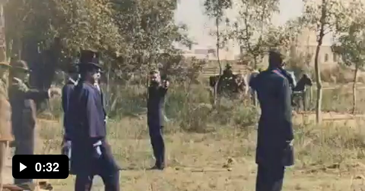 Pistol duel between two men in 1896 - 9GAG