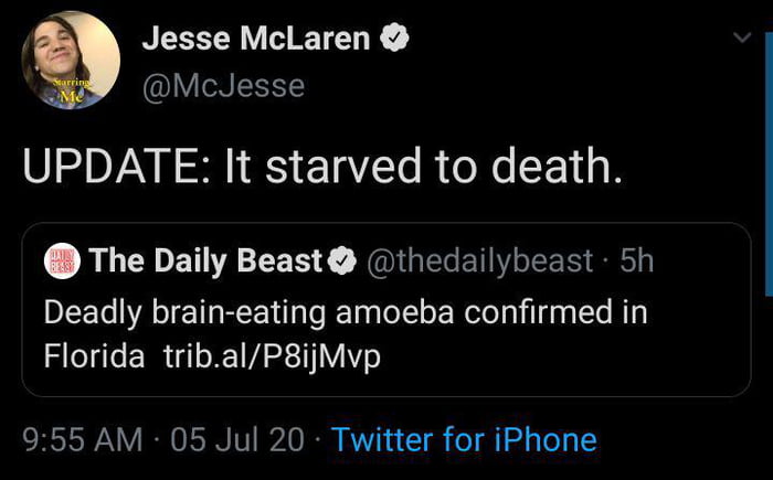 Amoeba: wow! such empty - 9GAG