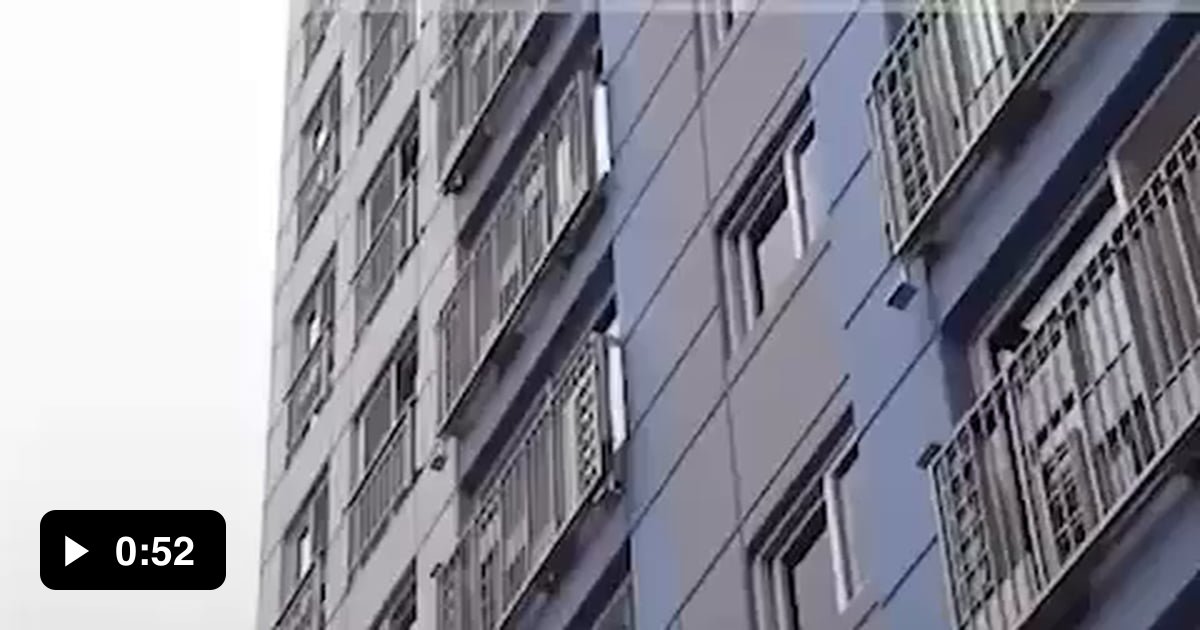 Korean high rise building with escape ladder/stairs. Creative Thinking ...