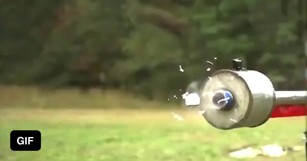 The impact of a 2,000 mph softball. - 9GAG