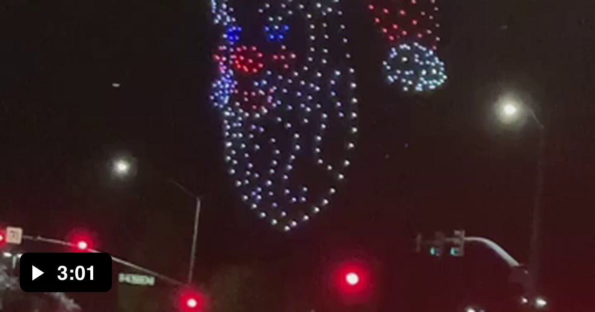 Drone light show - 9GAG