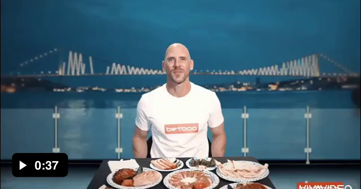 Johnny Sins try to eat Turkish food and he try to say Karniyarik. But ...