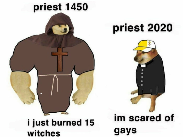 Chad priest vs virgin - 9GAG