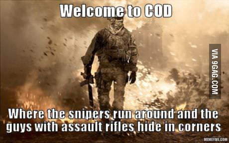 Welcome to COD - 9GAG